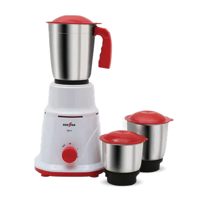 Buy Kenstar Mixer Grinder 500 Watts 3Jar Spice White & RED Online From ...