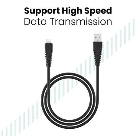 Buy Portronics Data Cable Konnect Core 8 PIN Type A to Lightning POR ...